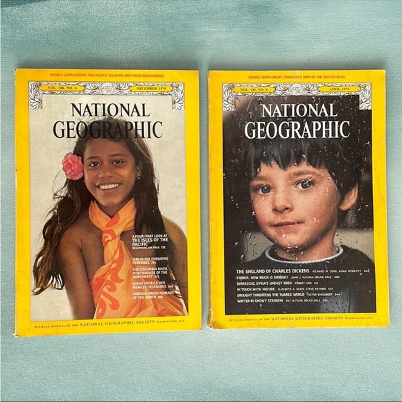 Vintage | Accessories | National Geographic Magazine Vintage April 974 ...